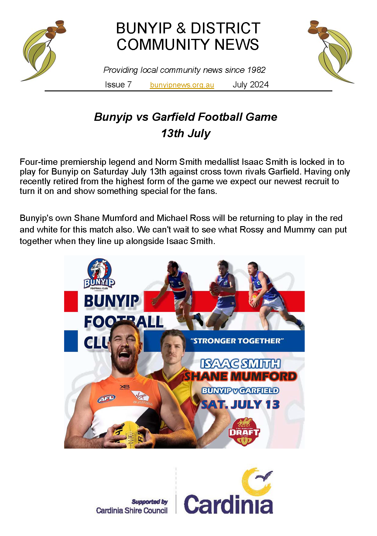 Bunyip & District Community News - The Voice Of The District